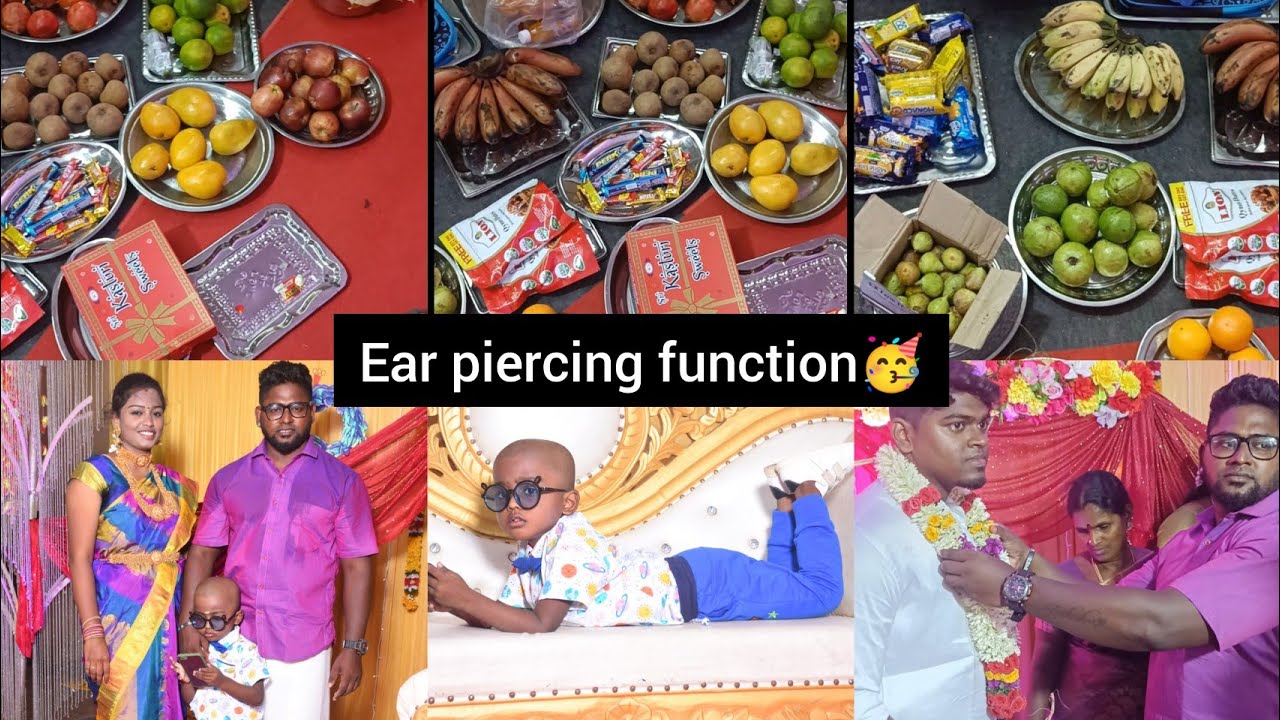 Ear piercing function | Kathu kuthum function | காதணி விழா | தமிழில் # ...