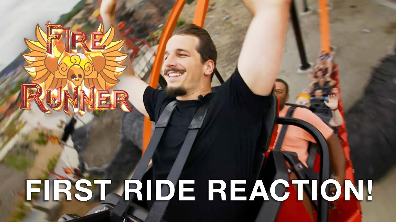 My First Ride on FIRE RUNNER - Lost Island's BRAND NEW Single Rail ...