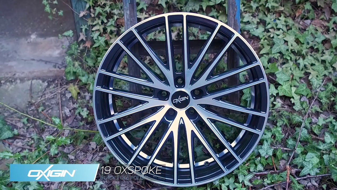 Oxigin 19 Oxspoke Black Full Polish - YouTube