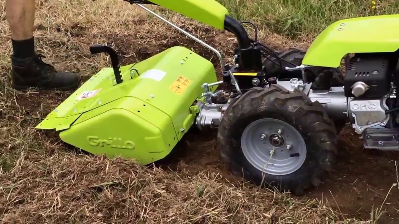 Grillo G55 Rotary Hoe - YouTube