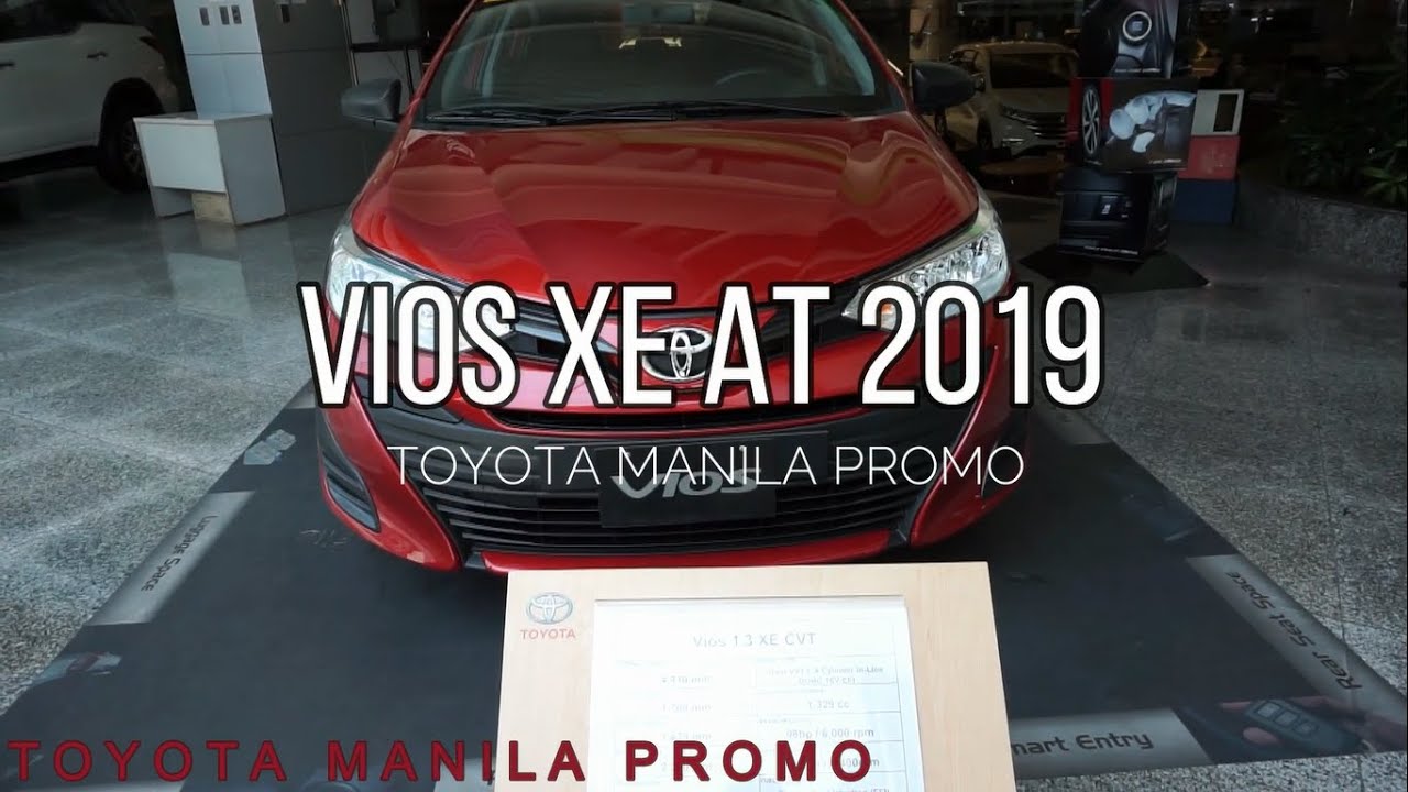 TOYOTA VIOS XE AT 2019 (RED MICA METALLIC) PREVIEW | TOYOTA MANILA ...