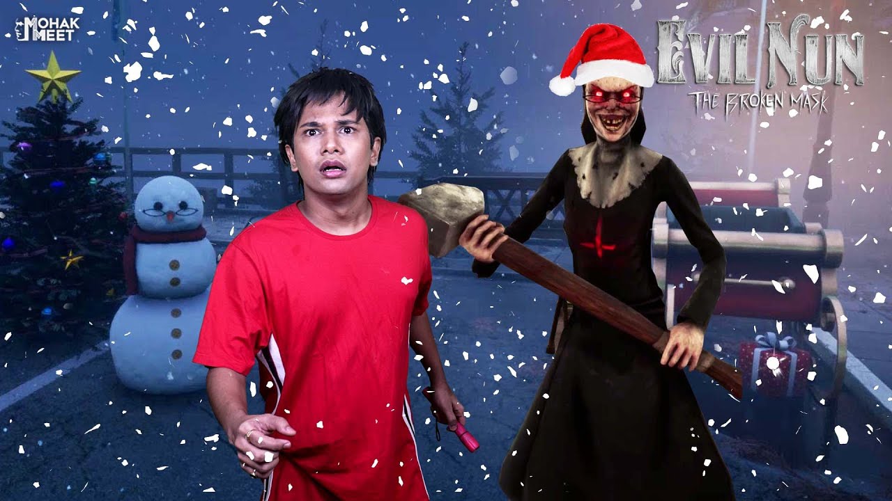 EVIL NUN : CHRISTMAS SPECIAL 🎄 THE BROKEN MASK GAMEPLAY | HORROR GAME ...