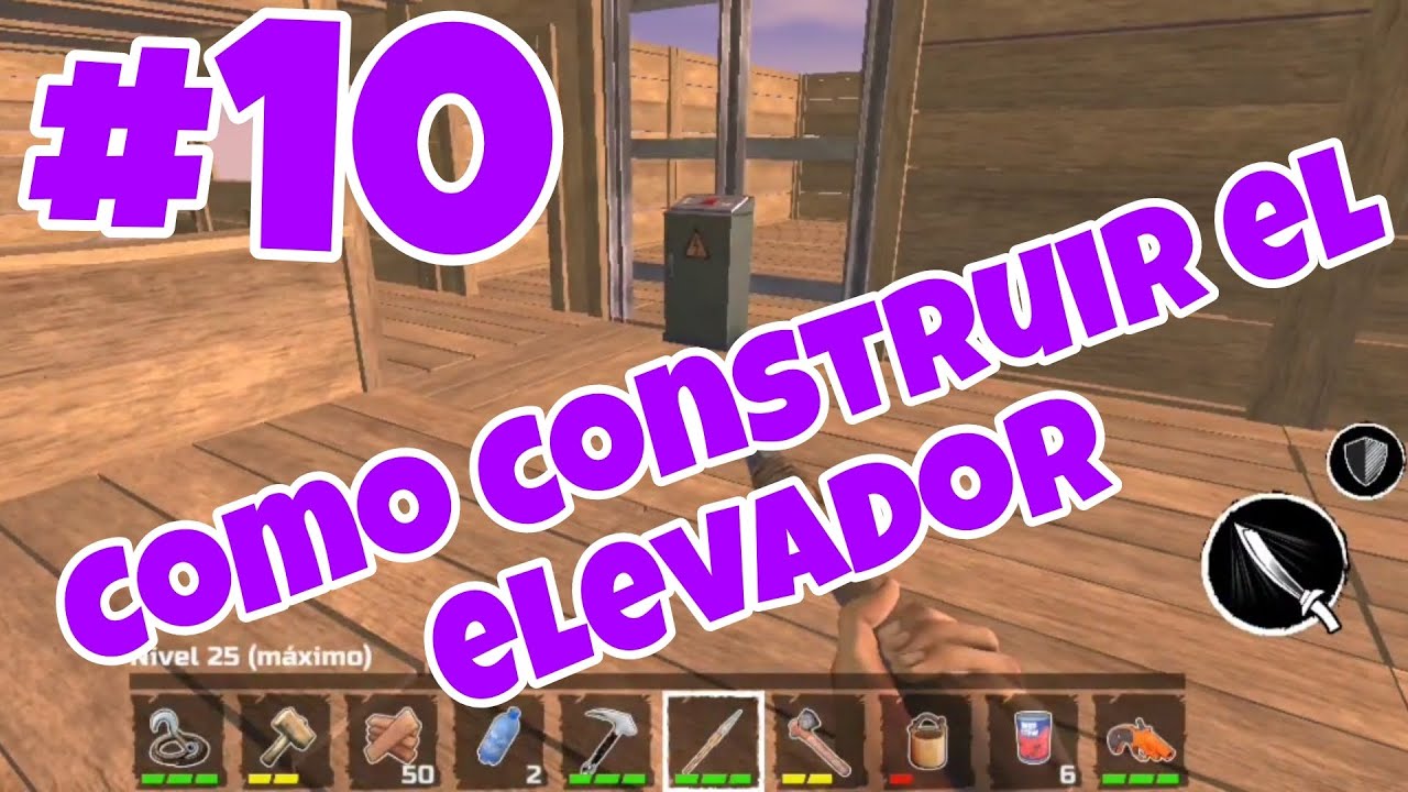 ¡Como construir el elevador en Survival on raft! - YouTube