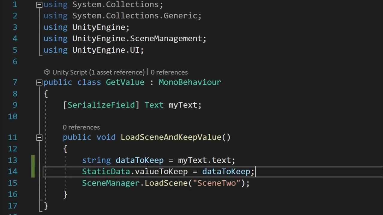 How to Transfer Data Between Scenes in Unity (Simple) - YouTube