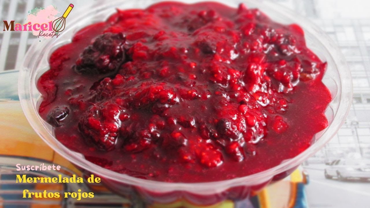 Receta de mermelada de frutos rojos - YouTube