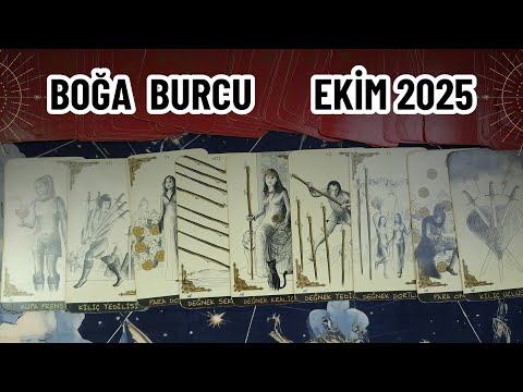 BOĞA BURCU EKİM 2025 Aylık Burç Yorumları ( Tarot Falı )