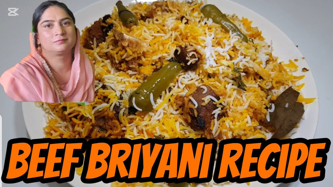 Bakra Eid Special Beef Biryani recipe by kush zaiqa. - YouTube