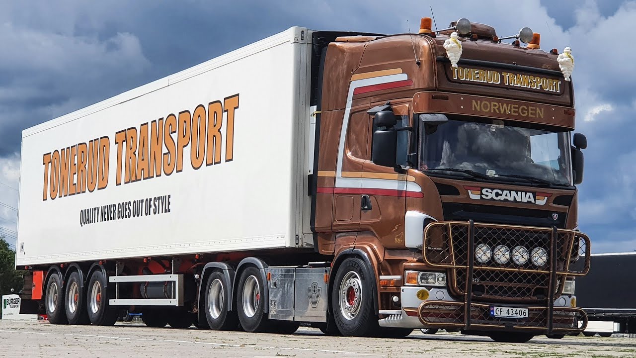 Scania R560 V8 Tonerud Transport Norway - YouTube