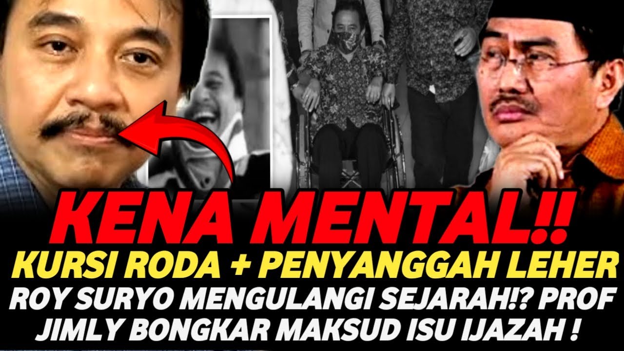 KENAK MENTAL‼️ ROY SURYO AKAN PAKE KURSI RODA⁉️ SAMPAI PROF JIMLY ...