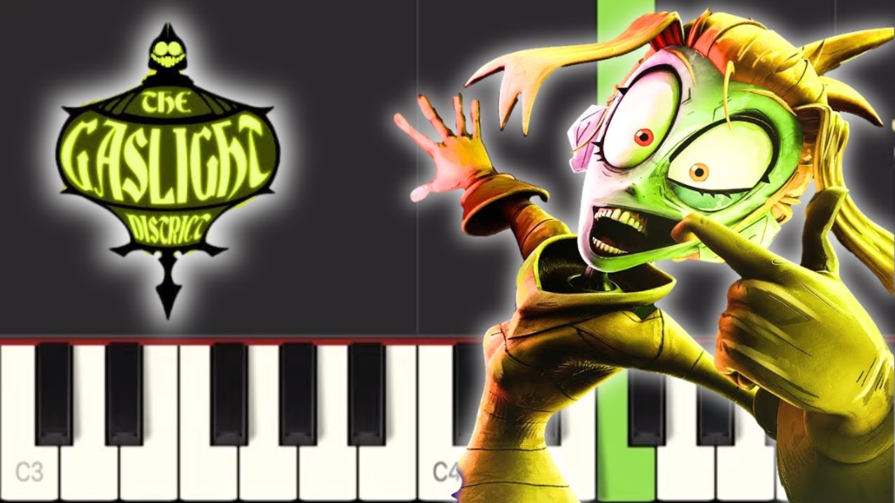 The Gaslight District Trailer Theme - EASY Piano Tutorial - YouTube