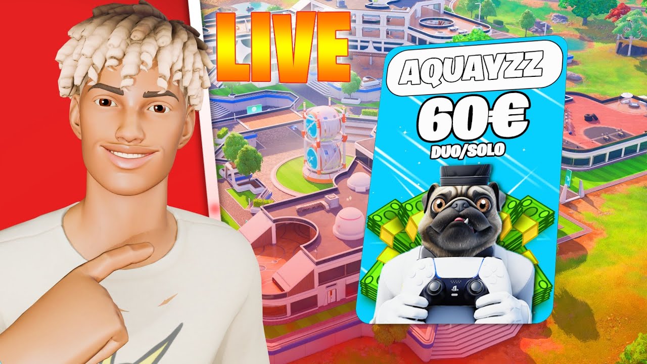 LIVE: 6000 V-Bucks TURNIER von AQUA!!! - YouTube