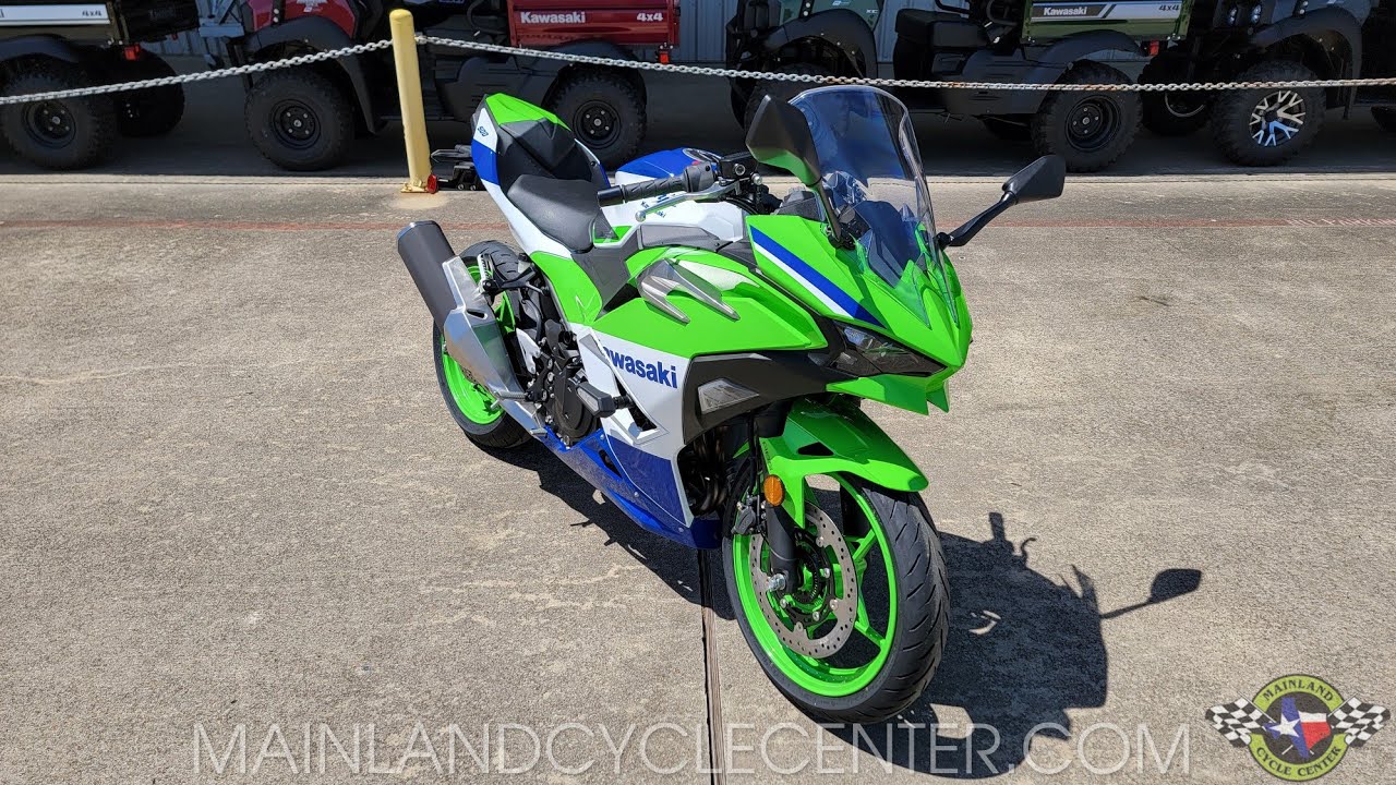 ALL NEW 2024 KAWASAKI NINJA 500 SE 40th ANNIVERSARY EDITION WALK-AROUND ...