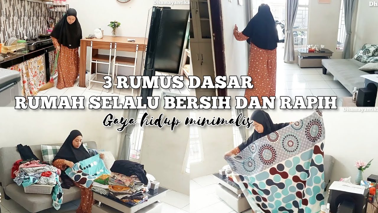 3 RUMUS DASAR RUMAH SELALU BERSIH DAN RAPIH ‼️| GAYA HIDUP MINIMALIS ...