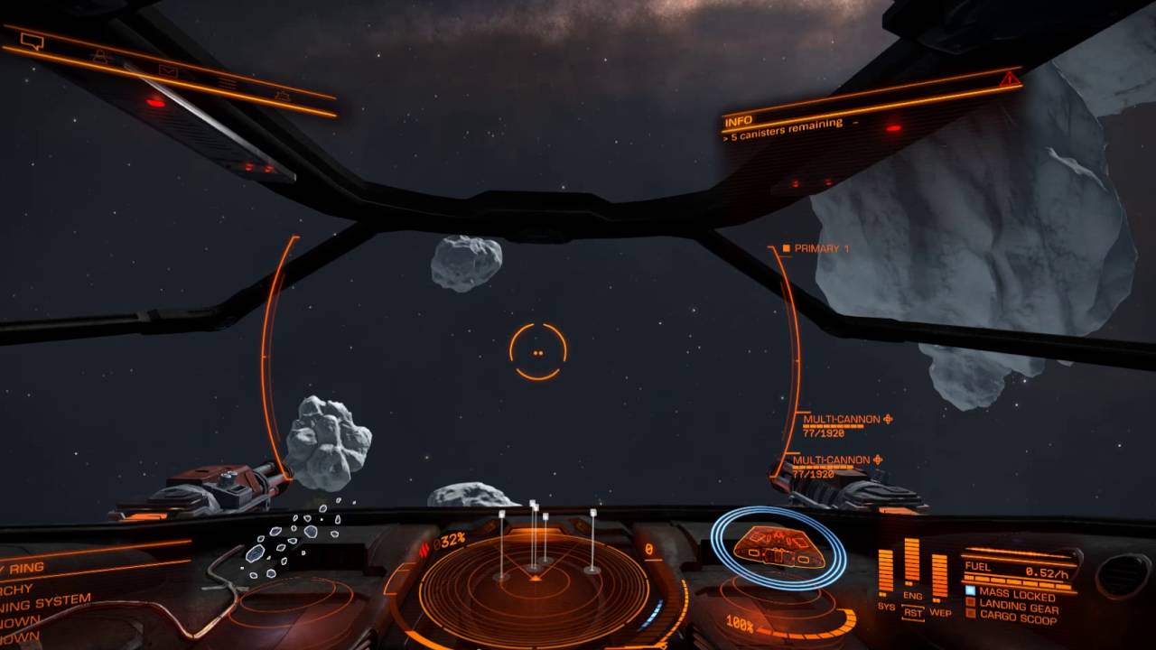 Elite Dangerous - Training Mission [Target Practice] - YouTube