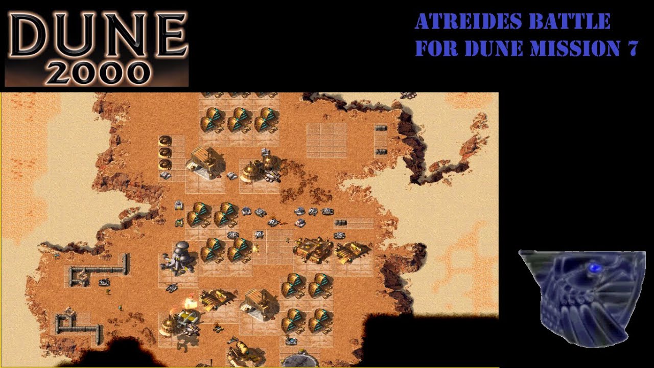 Dune 2000 - Atreides Battle for Dune - Mission 7 (Hard) - YouTube