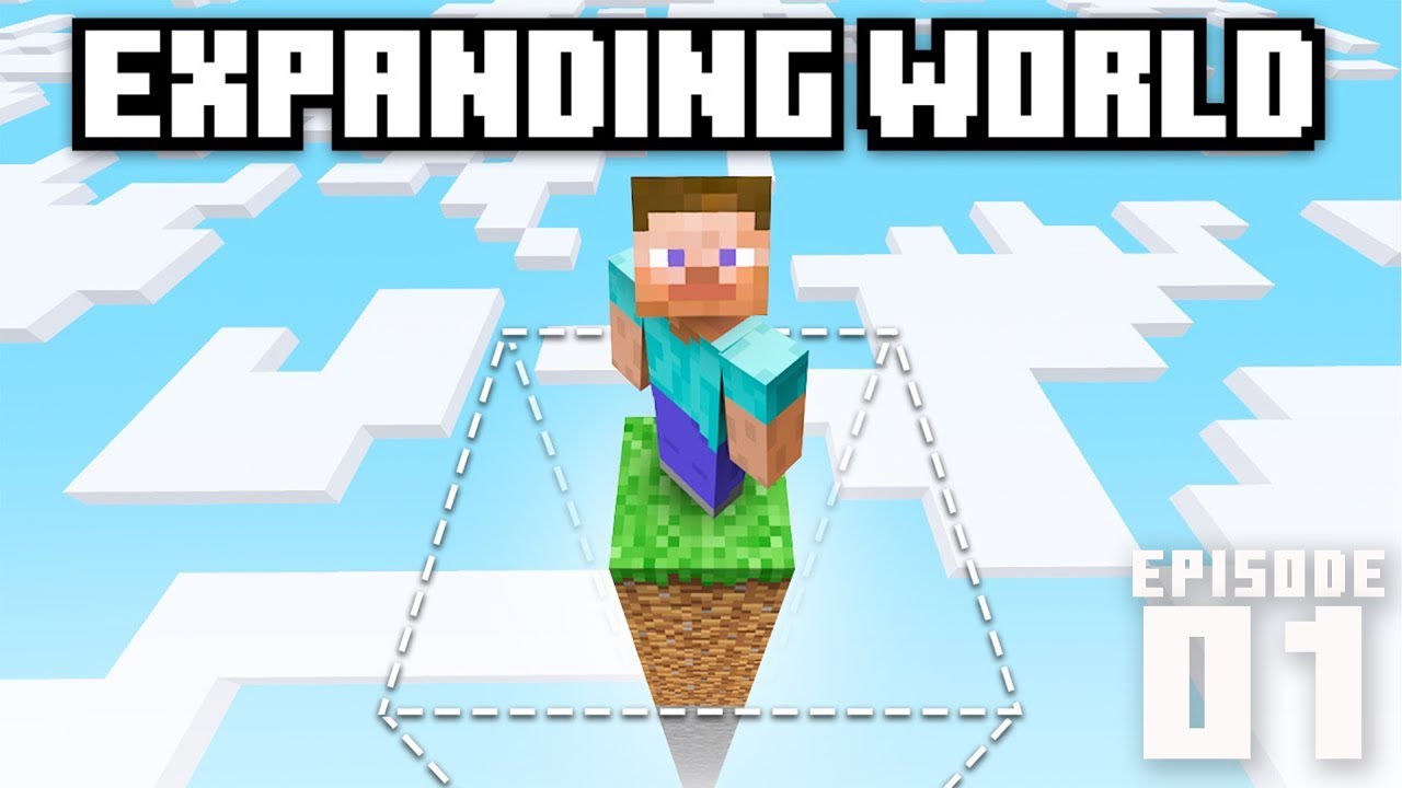 MINECRAFT BUT BODER EXPAND WITH EVERY ITEM EP-1 - YouTube