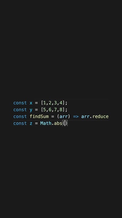 Javascript Es6 Find The Difference Between The Sum Of Two Arrays