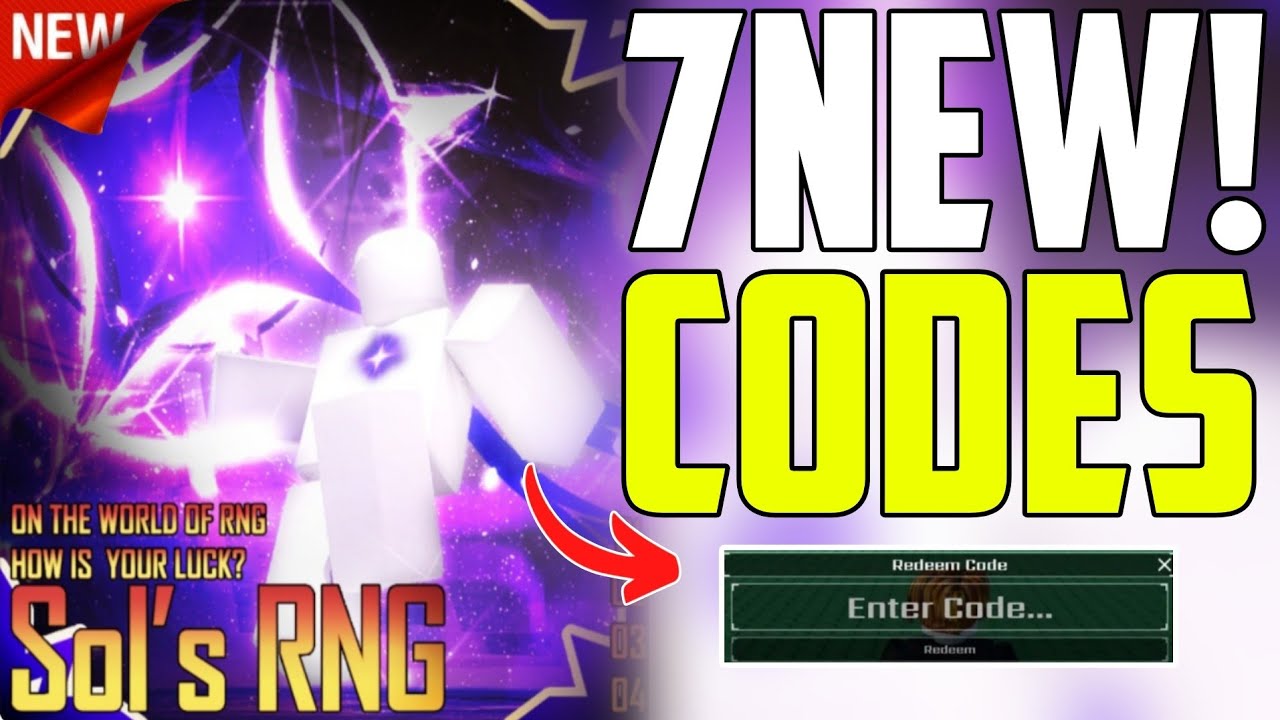 ⚠️ NEW 🟢 UPDATE ⚠️ SOLS RNG REDEEM CODES 2025 - ROBLOX SOLS RNG CODES ...