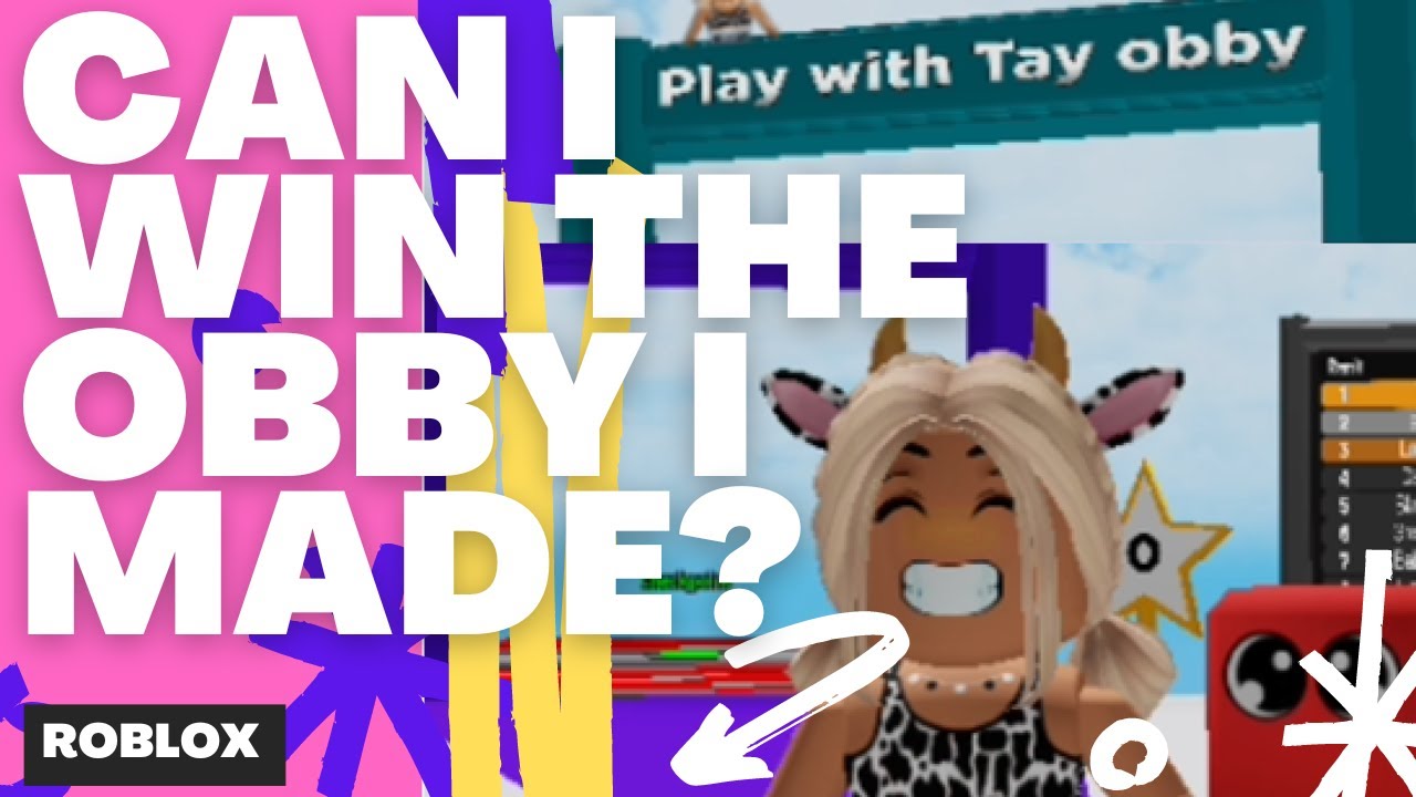 Can I Win The Obby I Made in Obby Maker 😎 (Roblox) | Play With Tay ...