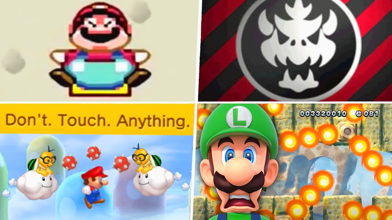 Evolution of Unfair 2D Super Mario Levels (1985 - 2021) - YouTube