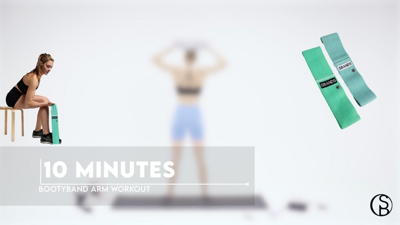10 MINUTES ARM RESISTANCE BAND WORKOUT with Sbands! - YouTube
