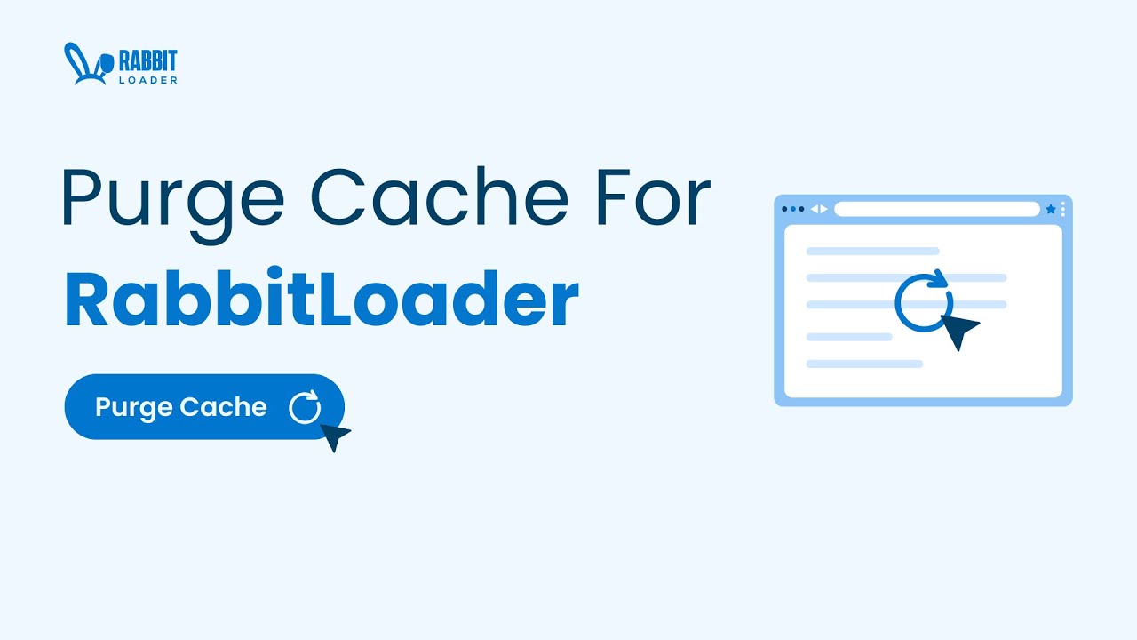 How to Purge RabbitLoader Cache? - YouTube