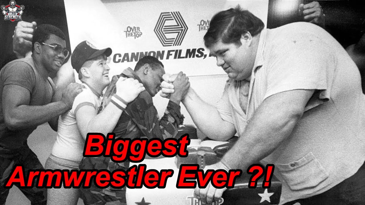 The Biggest Armwrestler Ever? 600lbs | Cleve Dean - YouTube