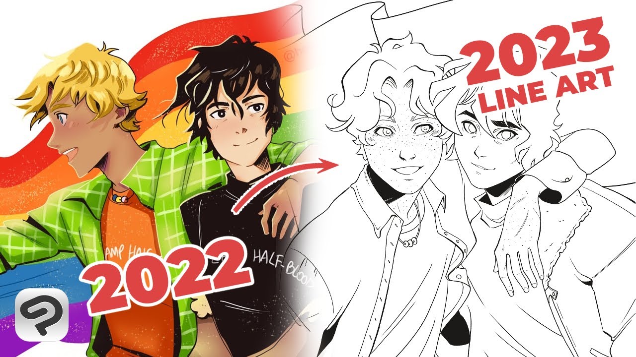 Let’s re-draw Solangelo | Speedpaint | clip studio paint - YouTube