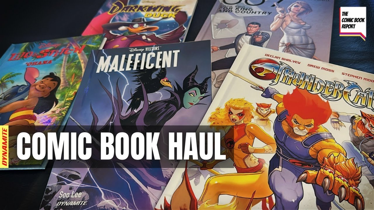 COMIC BOOK HAUL: Dynamite Comics | Disney | Thundercats | 007 James Bond | #comics - YouTube