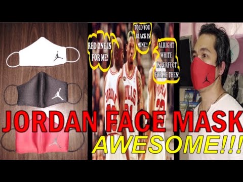 JORDAN FACE MASK. - YouTube