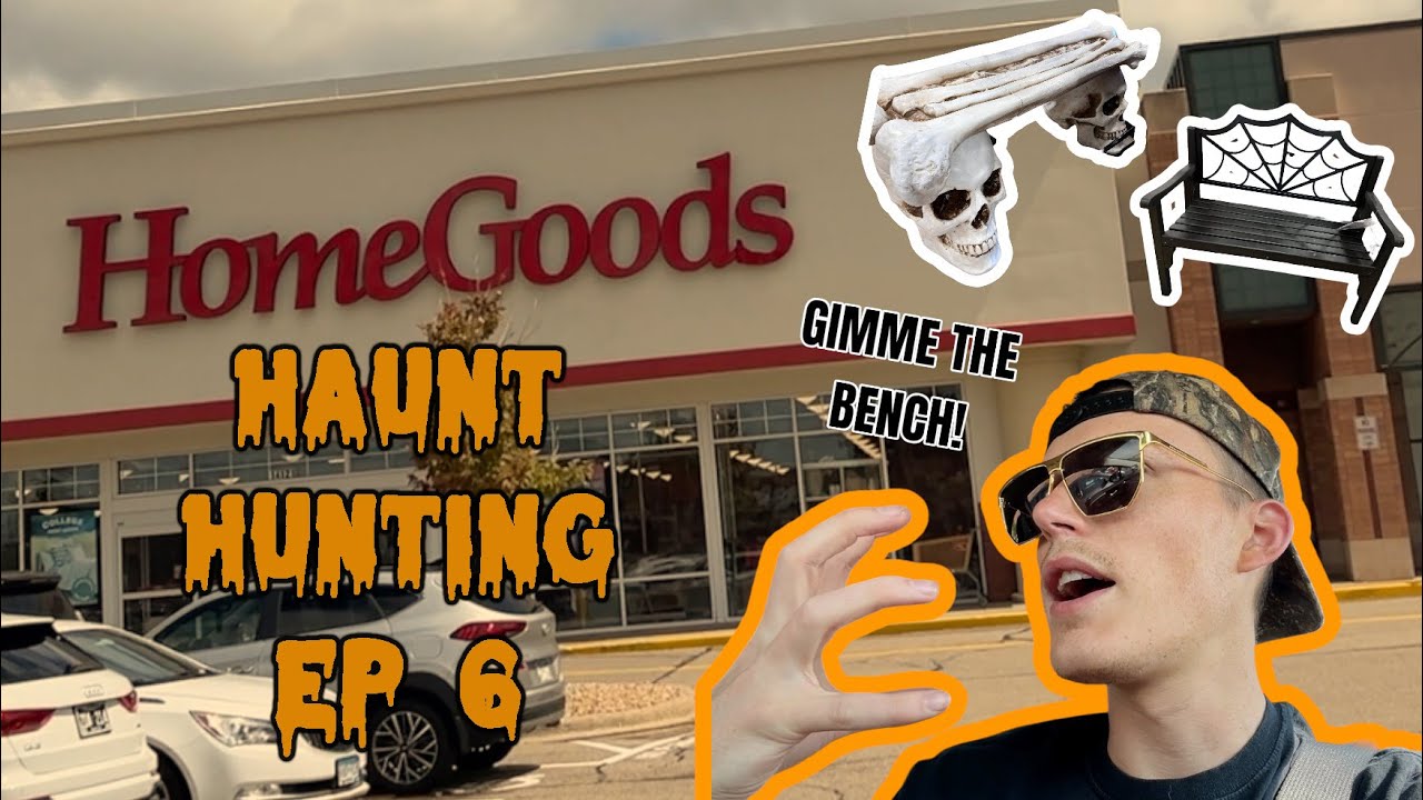Haunt Hunt 6: SPIDER BENCH HUNTING - Halloween Decor Shopping ...