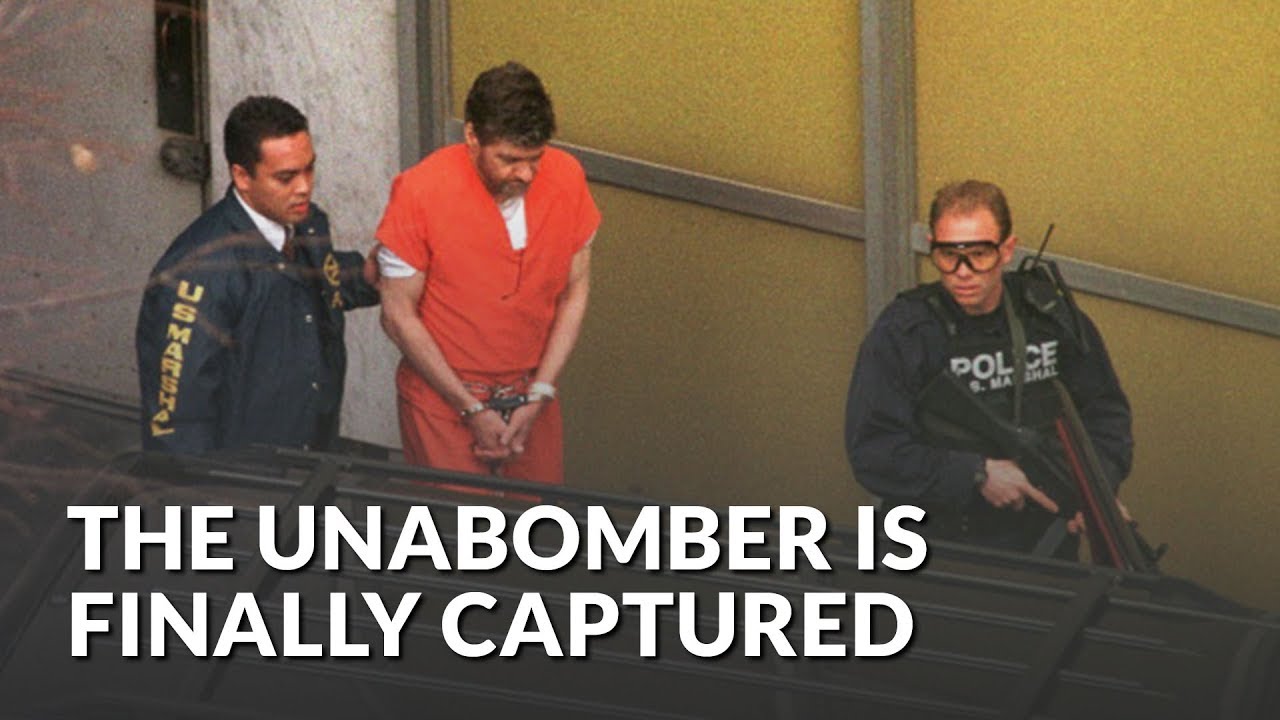The Unabomber Ted Kaczynski is arrested in his cabin - YouTube