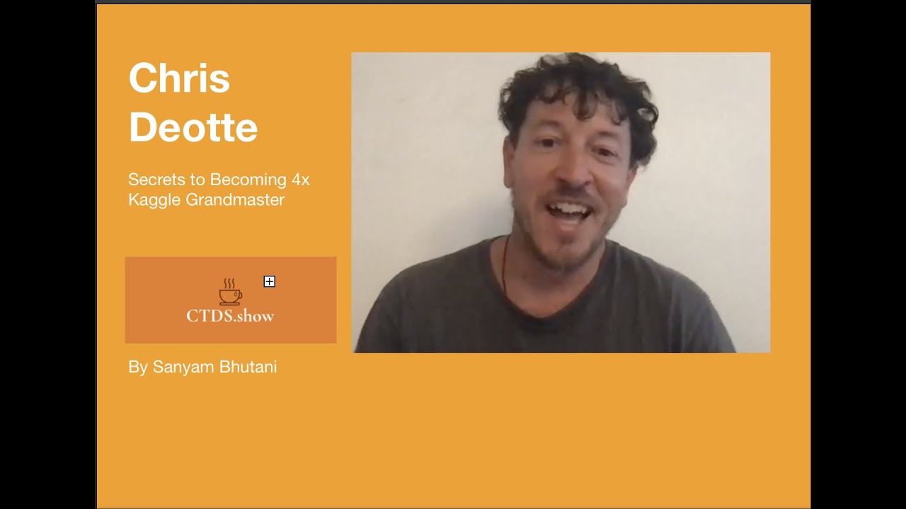 Chris Deotte | Secrets to Becoming 4x Kaggle Grandmaster | Discussions ...