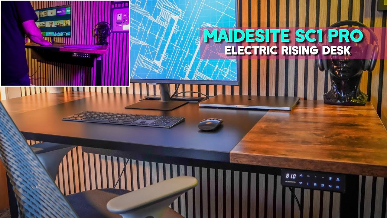 New Electric Height Adjustable Standing Desk | The Maidesite SC1 Pro ...