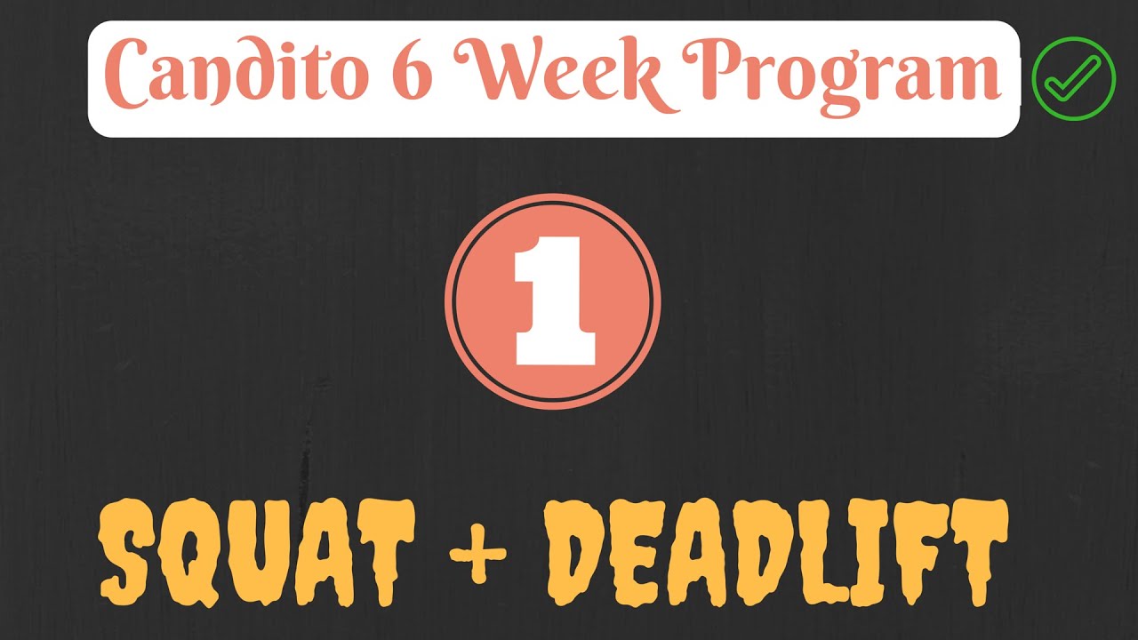 Candito 6 Week Program (Day 1) - YouTube
