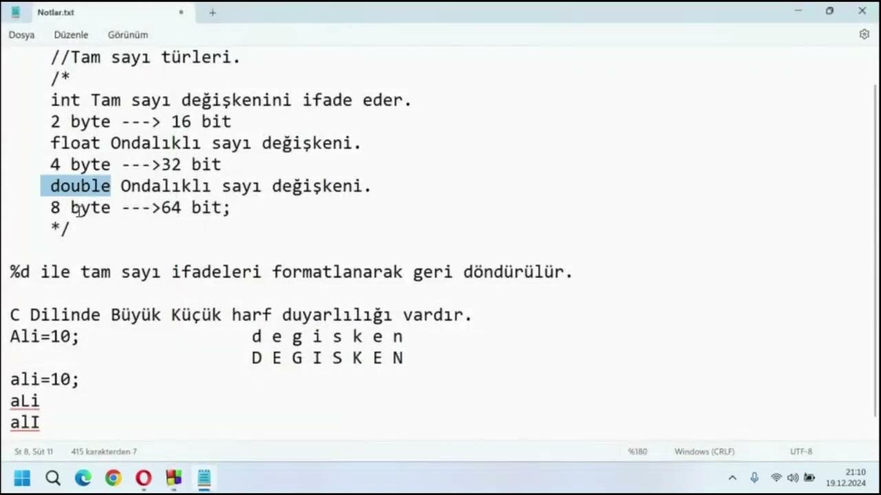 C Ders 4 - YouTube