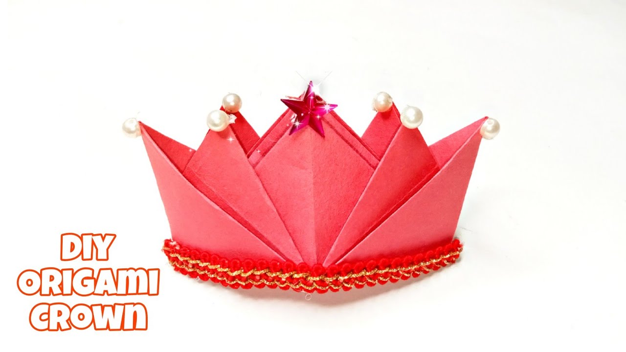 DIY- Origami Crown| How To Make Crown With Paper| Seema Art and Craft # ...