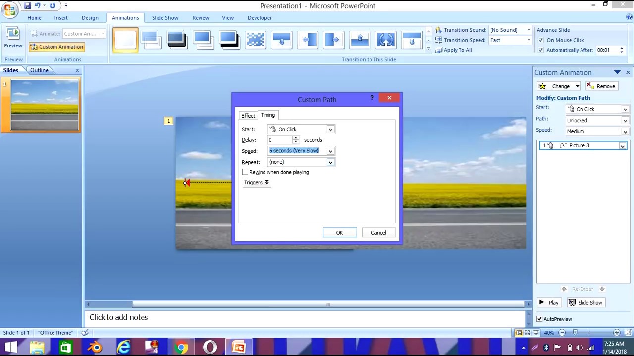Car Riding Animate Tutorial by POWERPOINT - YouTube