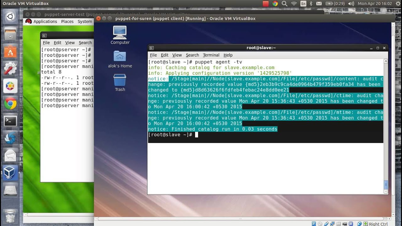 Puppet Auditing with noop - YouTube