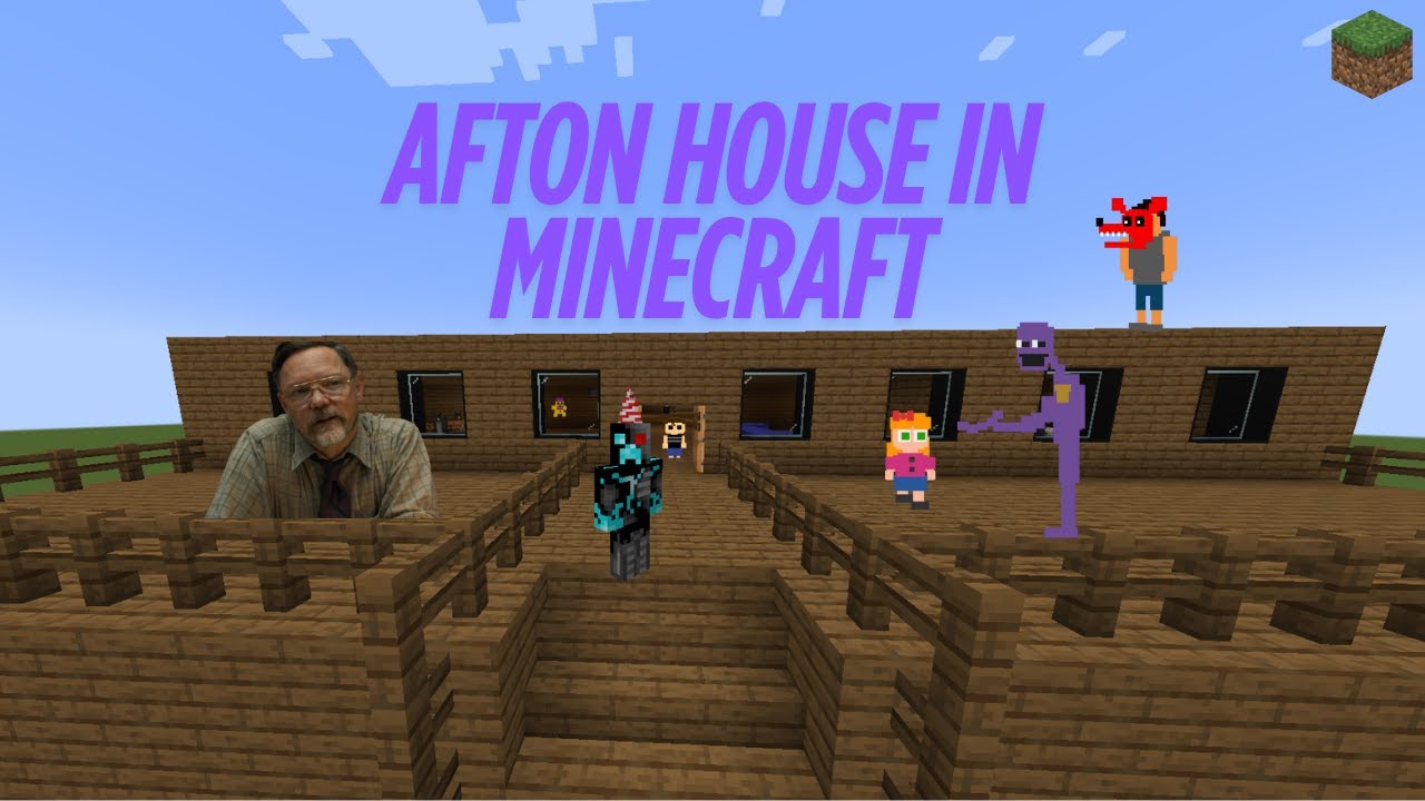 The Afton House(kinda) In Minecraft - YouTube