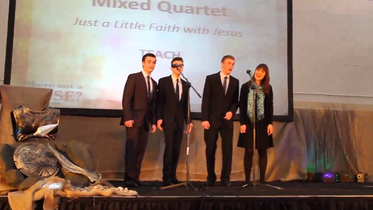 TEACH Command Performance mixed quartet sing Have a Little Talk with Jesus at ESC 2014 - YouTube