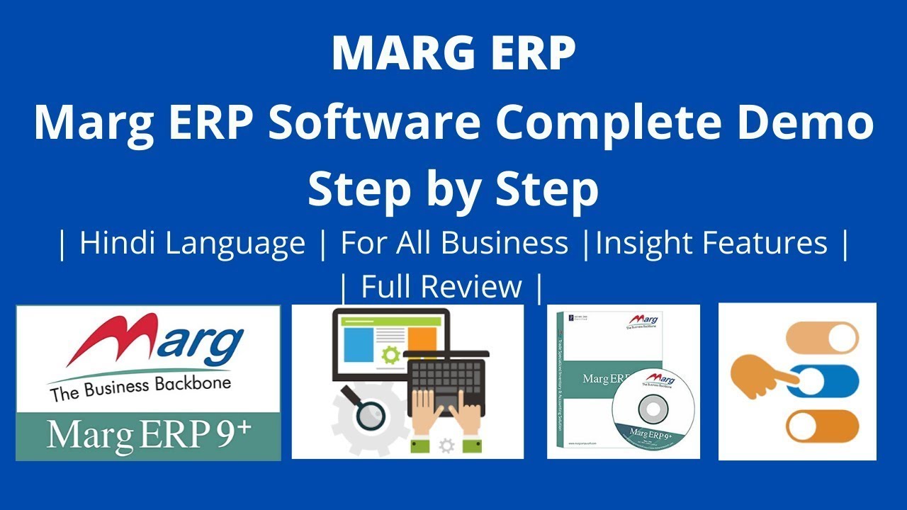 Complete Step by Step Marg Software Demo in Hindi | For All Business ...