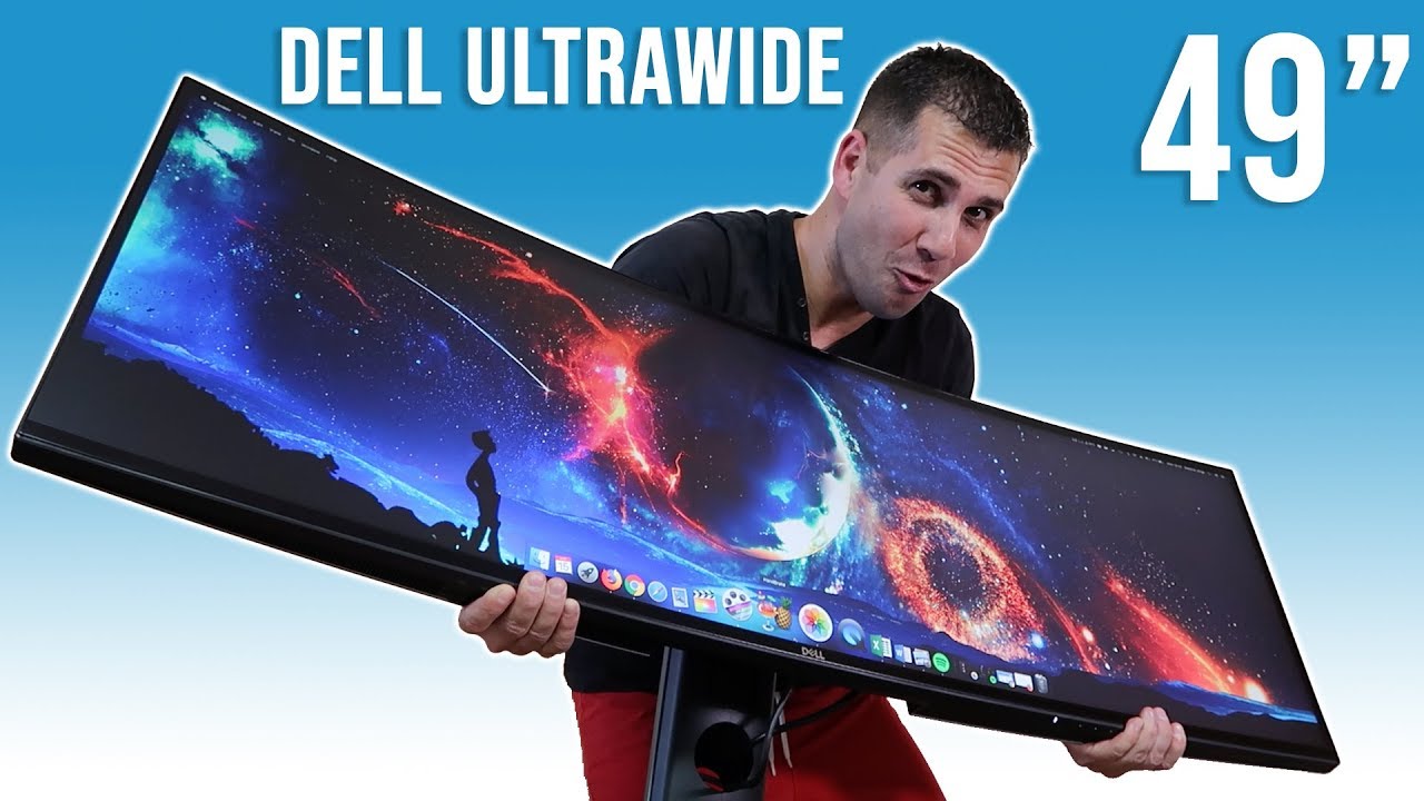O MELHOR Monitor ULTRAWIDE ? Dell 49 Curvo - YouTube