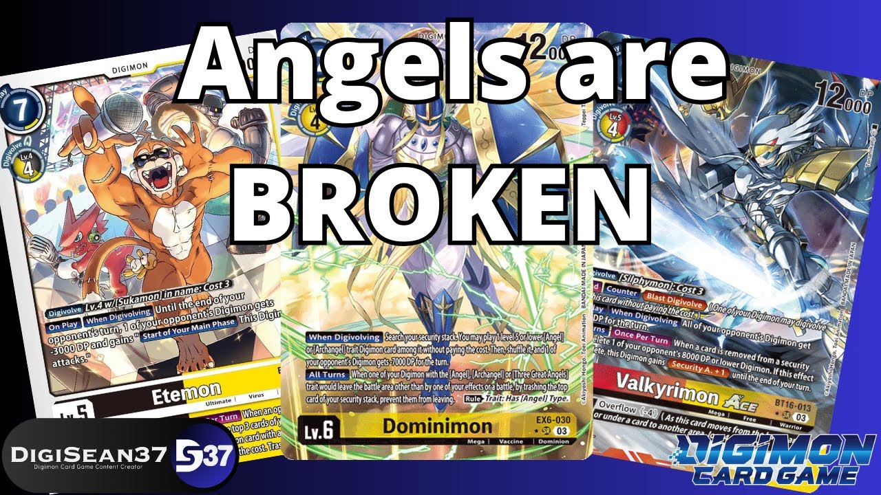 My Dominimon Angels Deck Profile | Digimon Card Game | EX7 Digimon ...