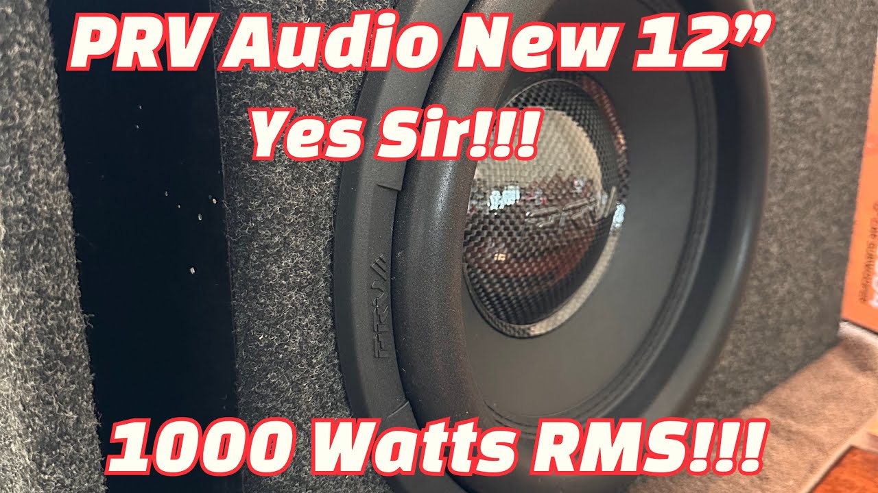 PRV Audio’s RS12-SUBD4 1000 Watts RMS 12” Subwoofer! @PRVAudio - YouTube