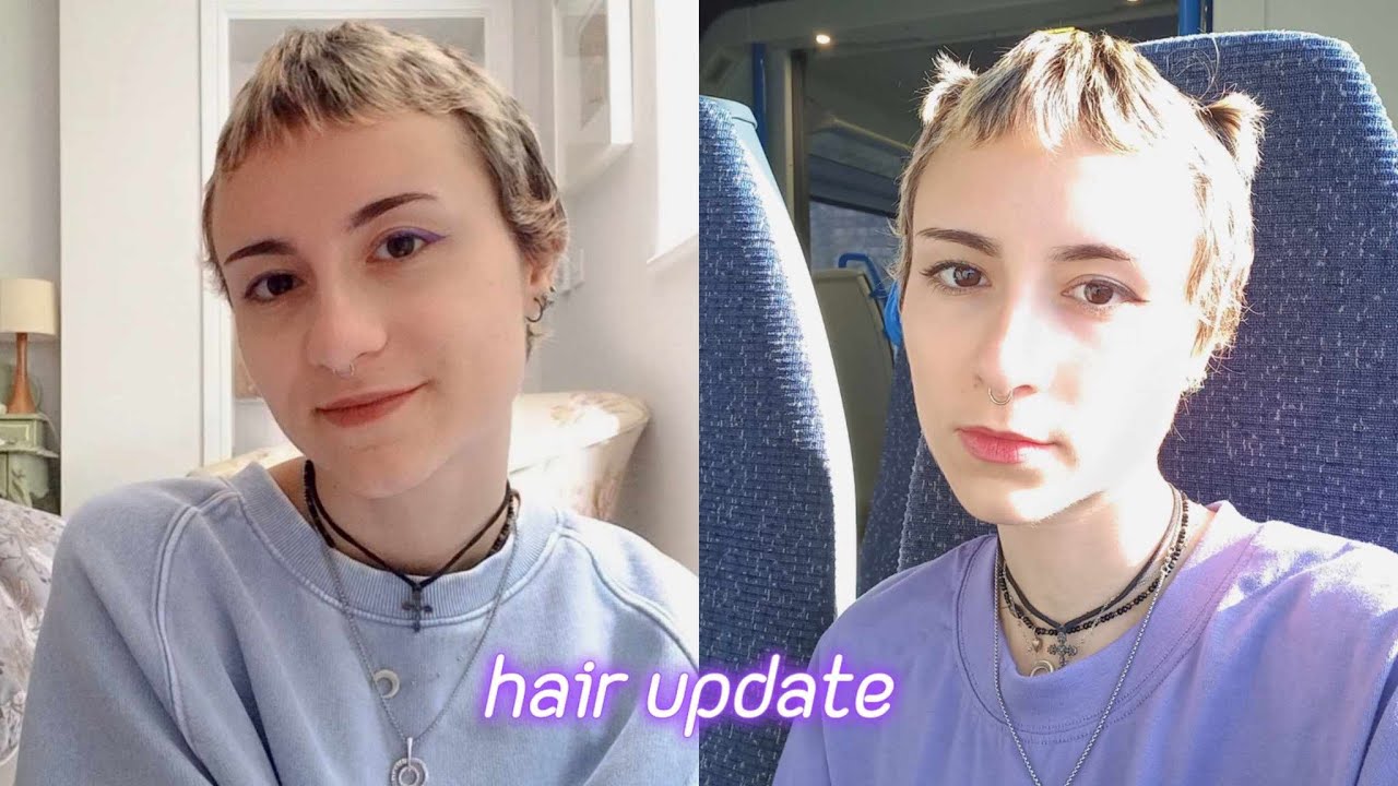 4 month shaved head growth update 🌱 - YouTube