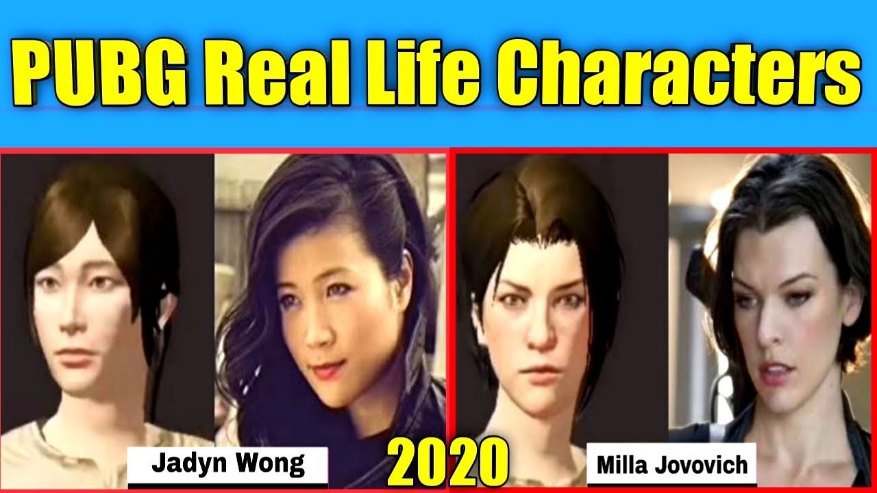 TOP 10 PUBG MOBILE REAL LIFE CHARACTERS 2020 _ You Have To See it's ...