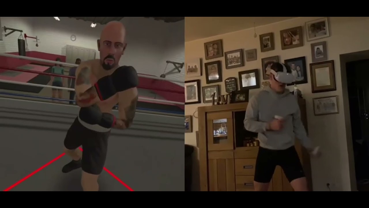 BOXING With *VR* HEADSET! - YouTube