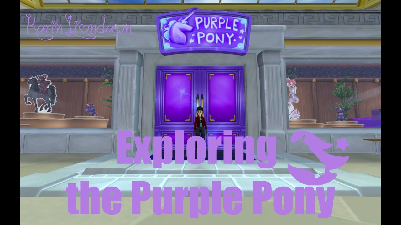 Exploring the Purple Pony I SSO Updates I Karin Liondawn - YouTube