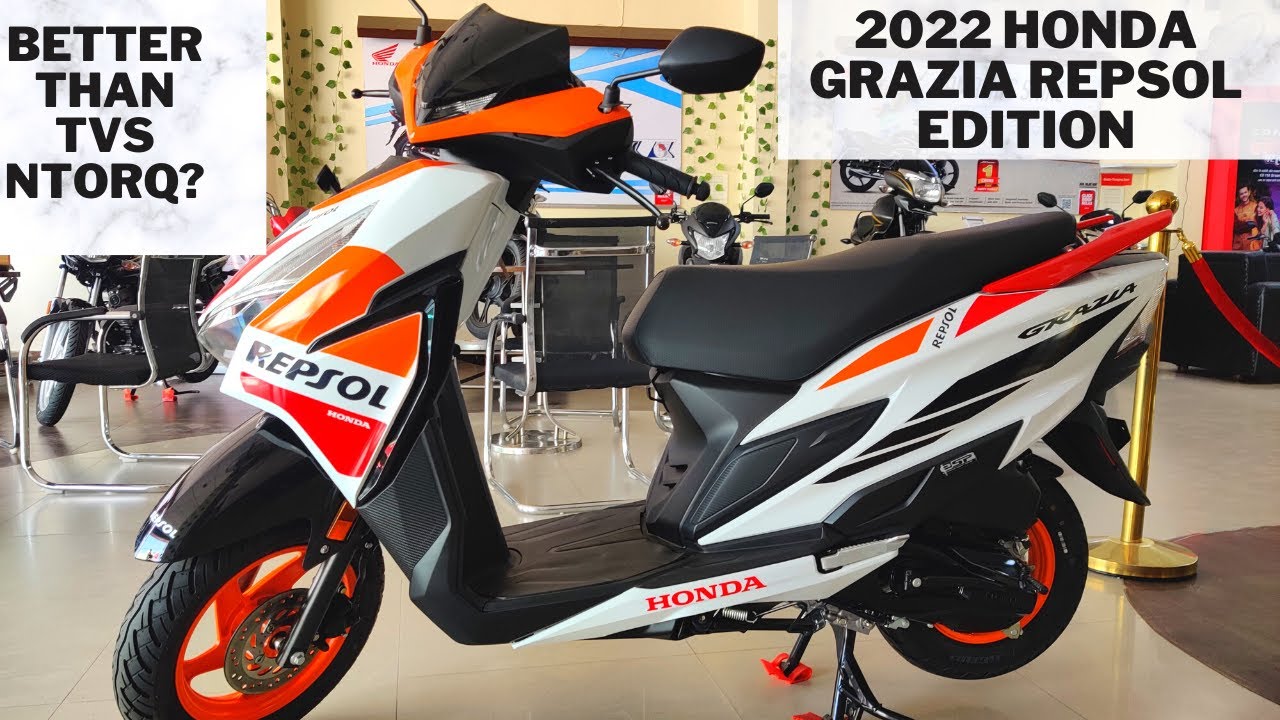 2022 Honda Grazia Repsol Edition Review | Features, Price, Mileage ...